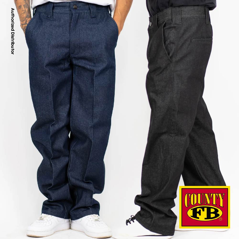 FB County Men's OG Hard Denim Pants (1Pc) – Warehouseboss