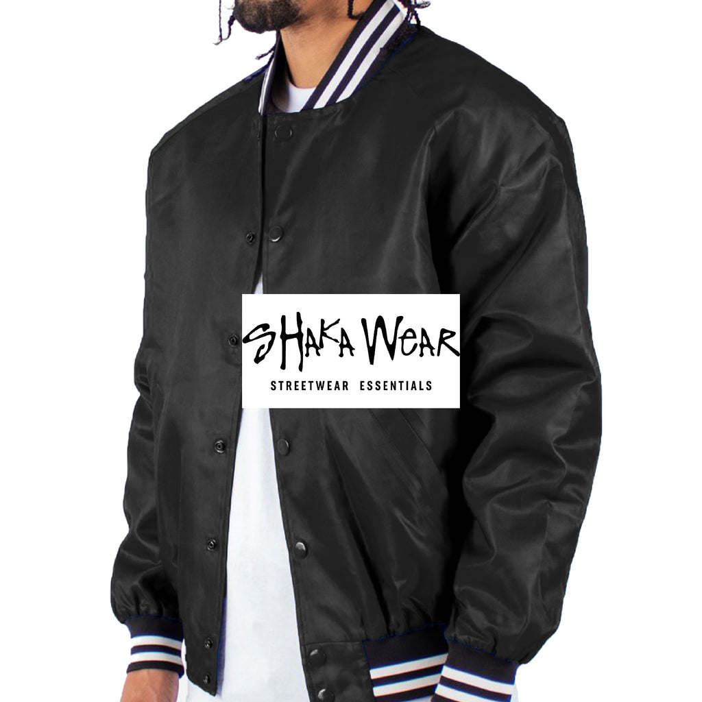 Shaka-Wear Men's Varsity Baseball Jacket – Warehouseboss