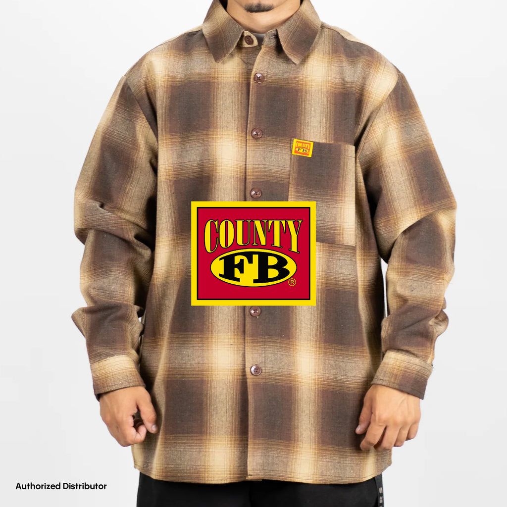 FB County Men's Long Sleeves Checker Shirt (1Pc) – Warehouseboss